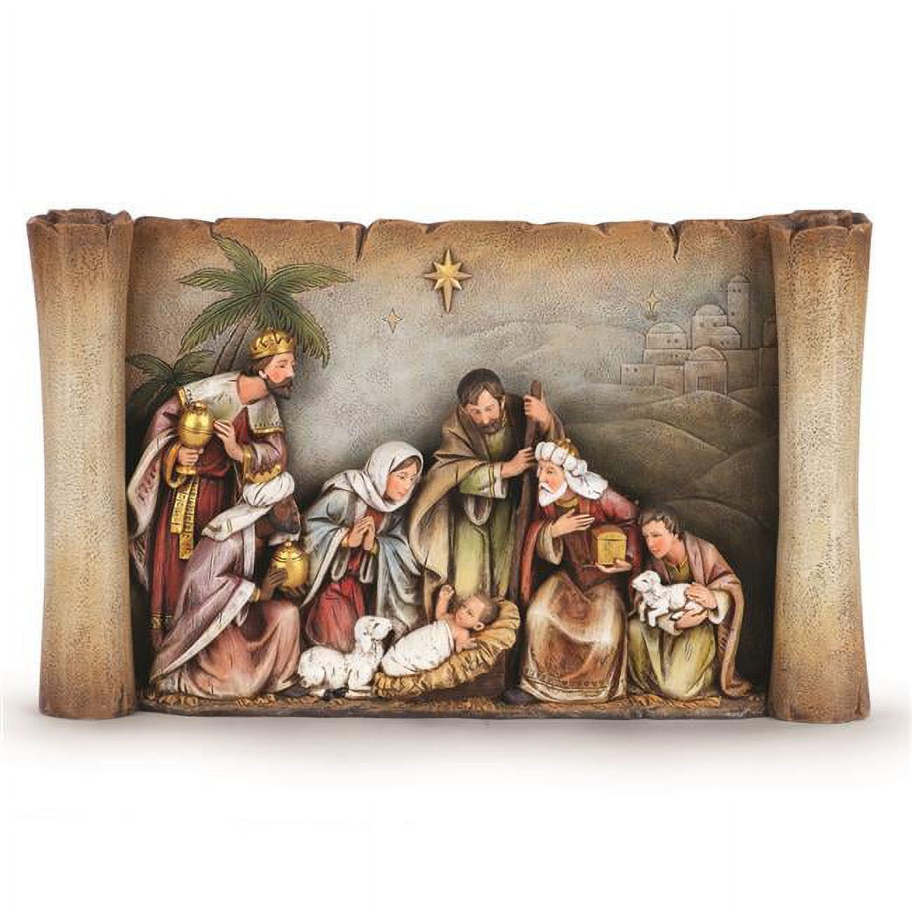 Napco 51549 Nativity Scroll Decorative Figure - Walmart.com