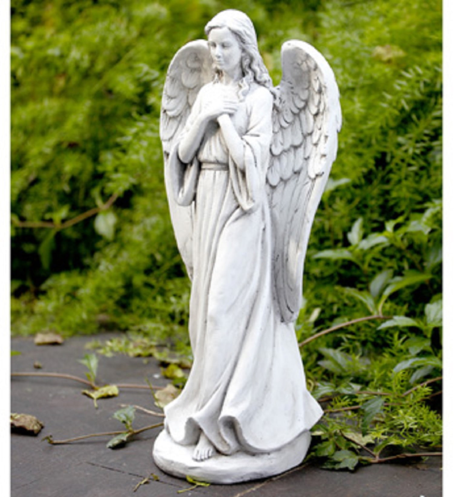 Napco Peaceful Angel Garden Statue - Walmart.com