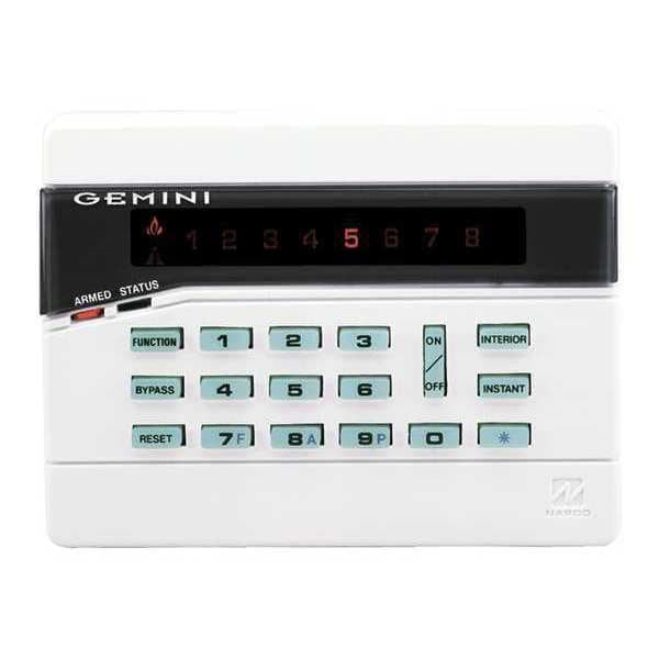 Napco Intrusion System Keypads,5-7/8" W,LCD GEM-RP8 - Walmart.com
