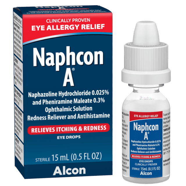 Naphcon A Antihistamine Eye Drops for Eye Allergy Relief, 15 Mi HSA/FSA ...