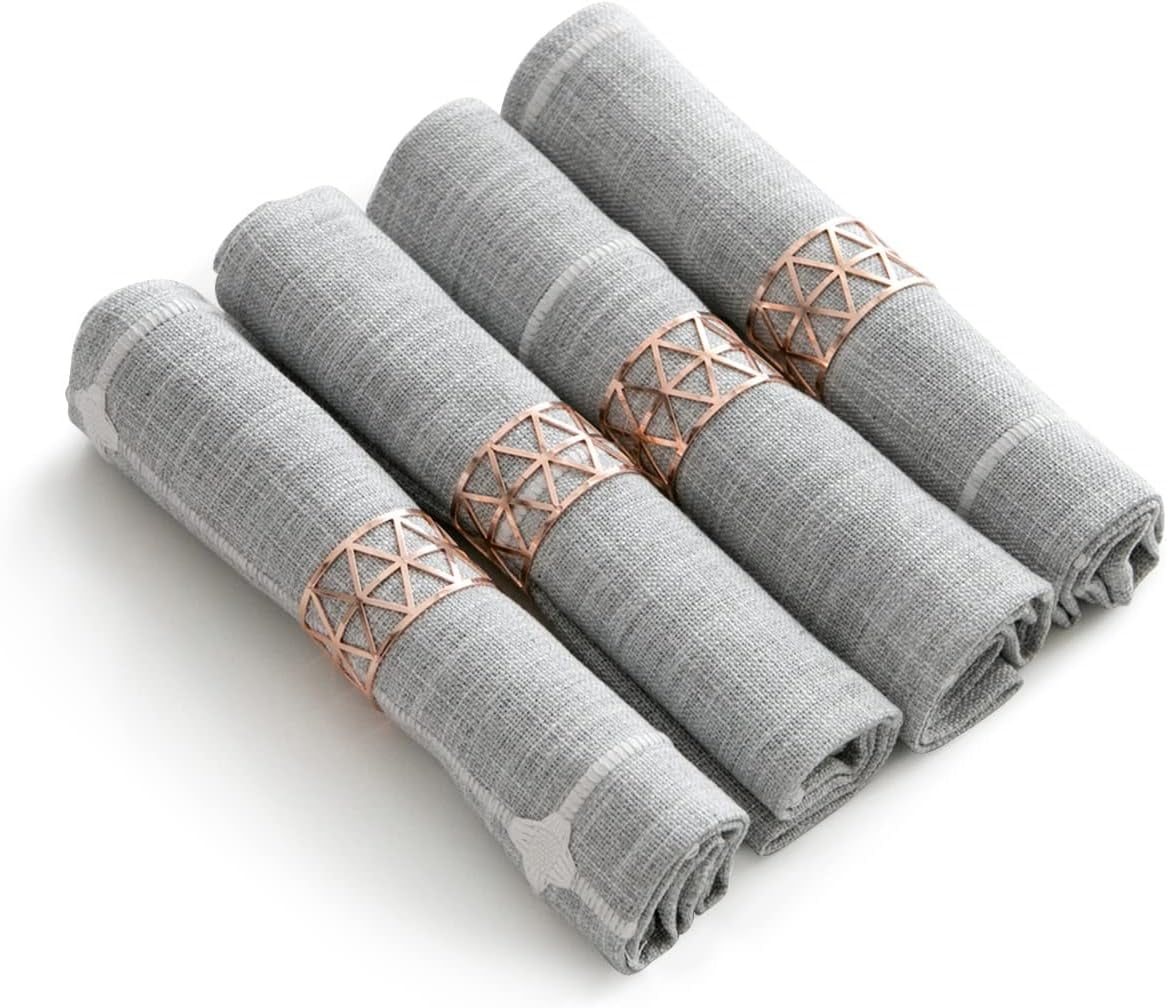 Napkin 45x45cm Set of 4 Pieces, Decorative Cotton Linen Napkins for ...