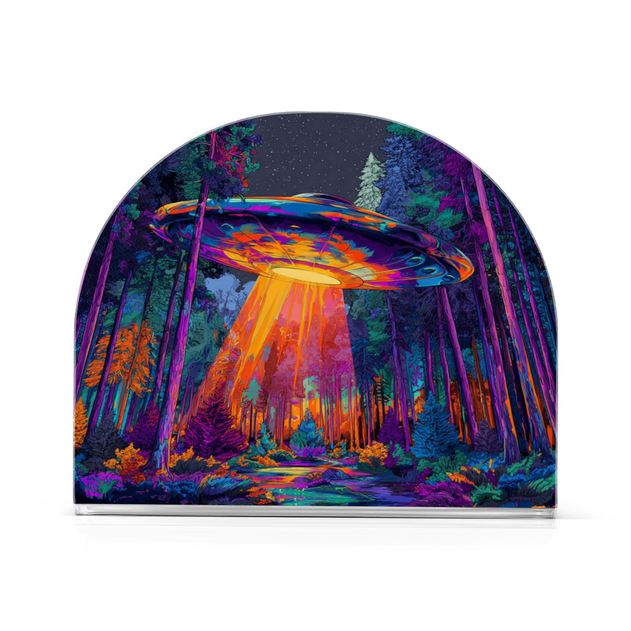 Napkin Holder For Table Kitchen Tissue Organization Alien Flying Saucer ...