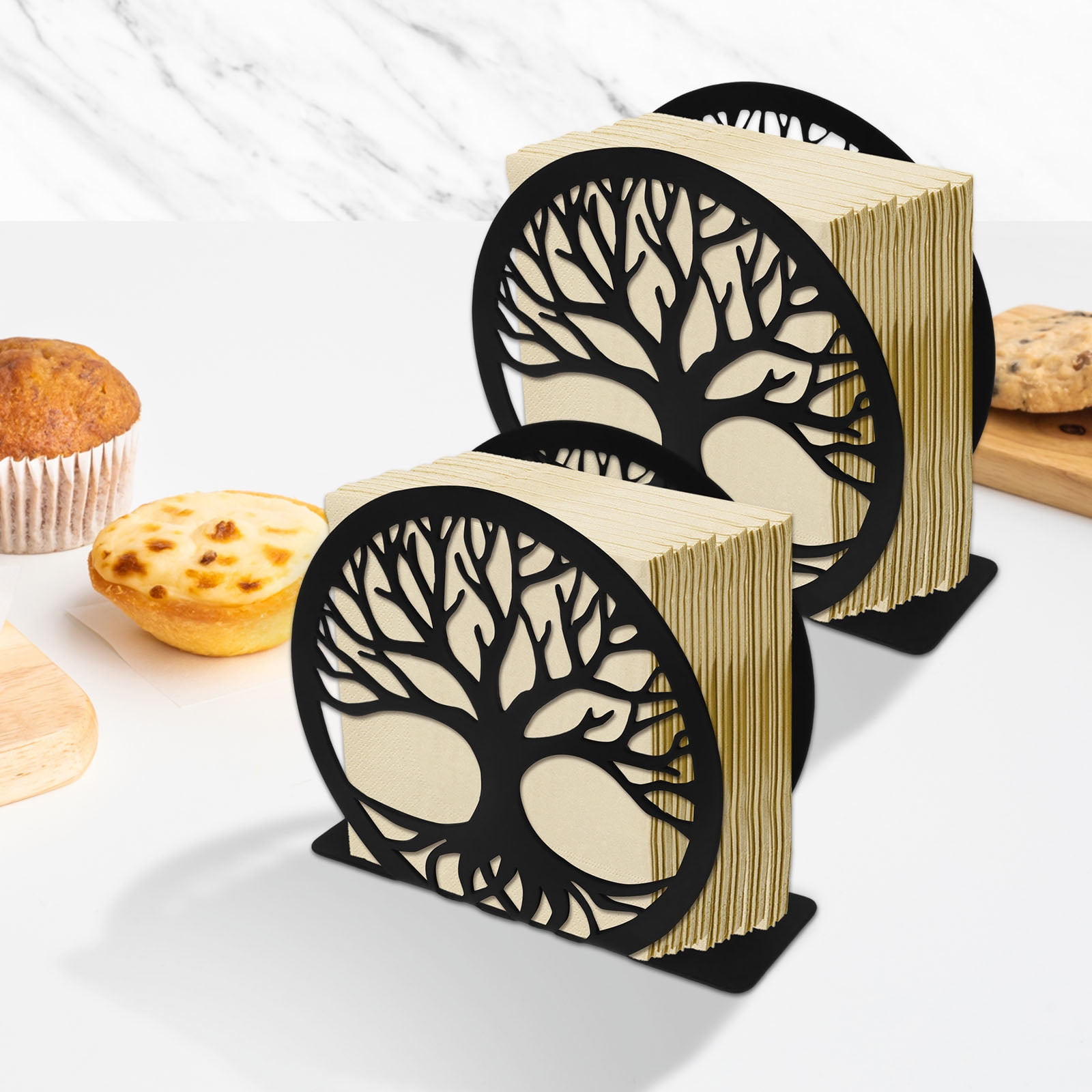 Napkin Holder for Table Metal Napkin Dispenser Vertical Design Napkin ...