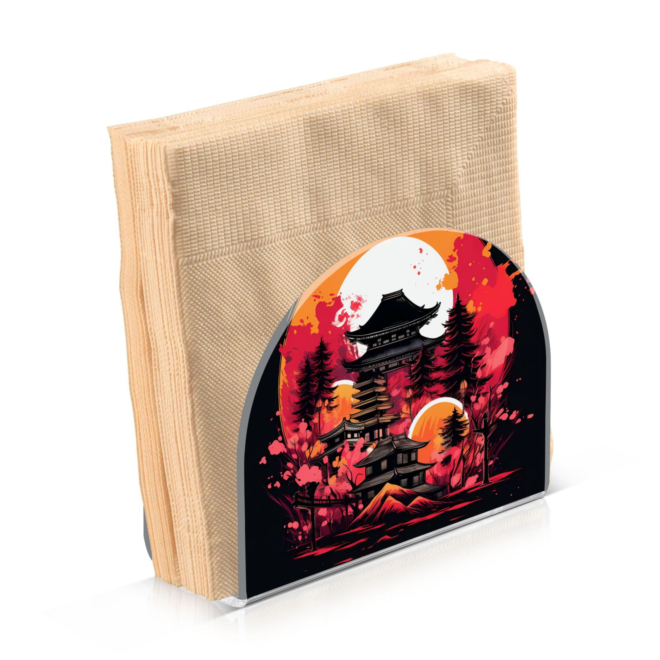 Napkin Holder for Table 2 Pcs Towers and Tree Acrylic Clear Tissue ...