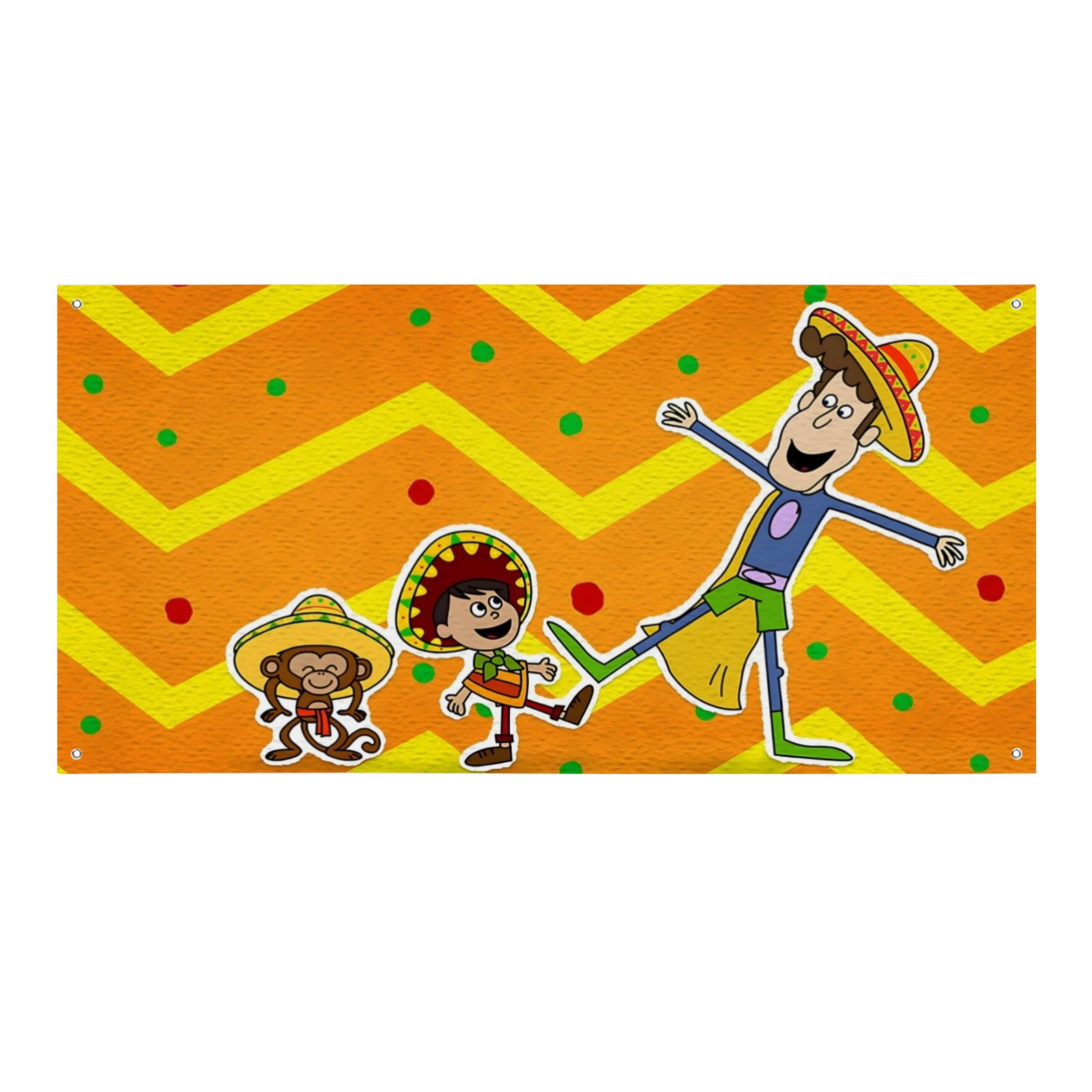 Napkin Man-Theme Backdrops Banner Birthday Party Decor Supplies ...