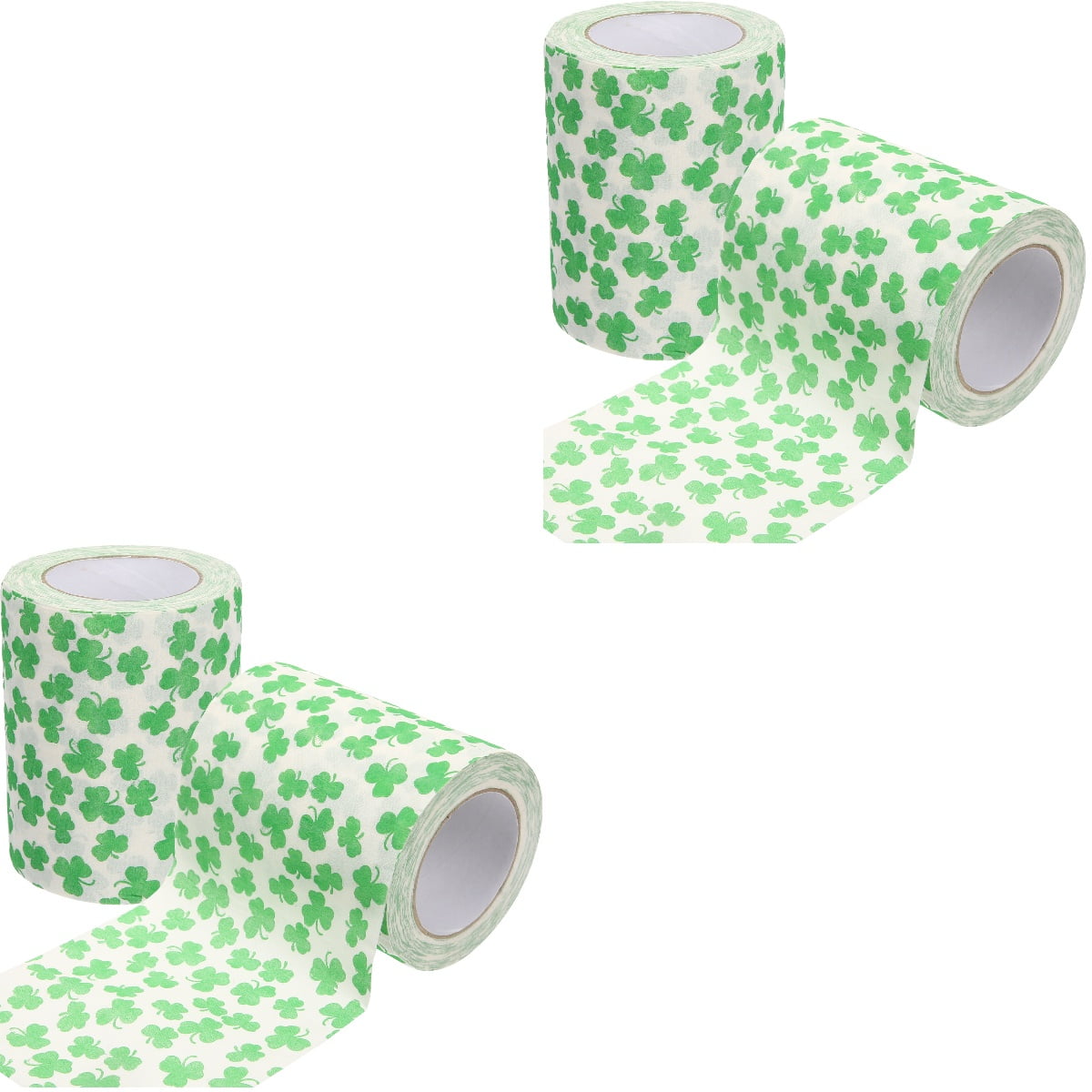 Napkin Paper, 4 Rolls Clover Pattern Toilet Paper Roll Paper Tissue ...