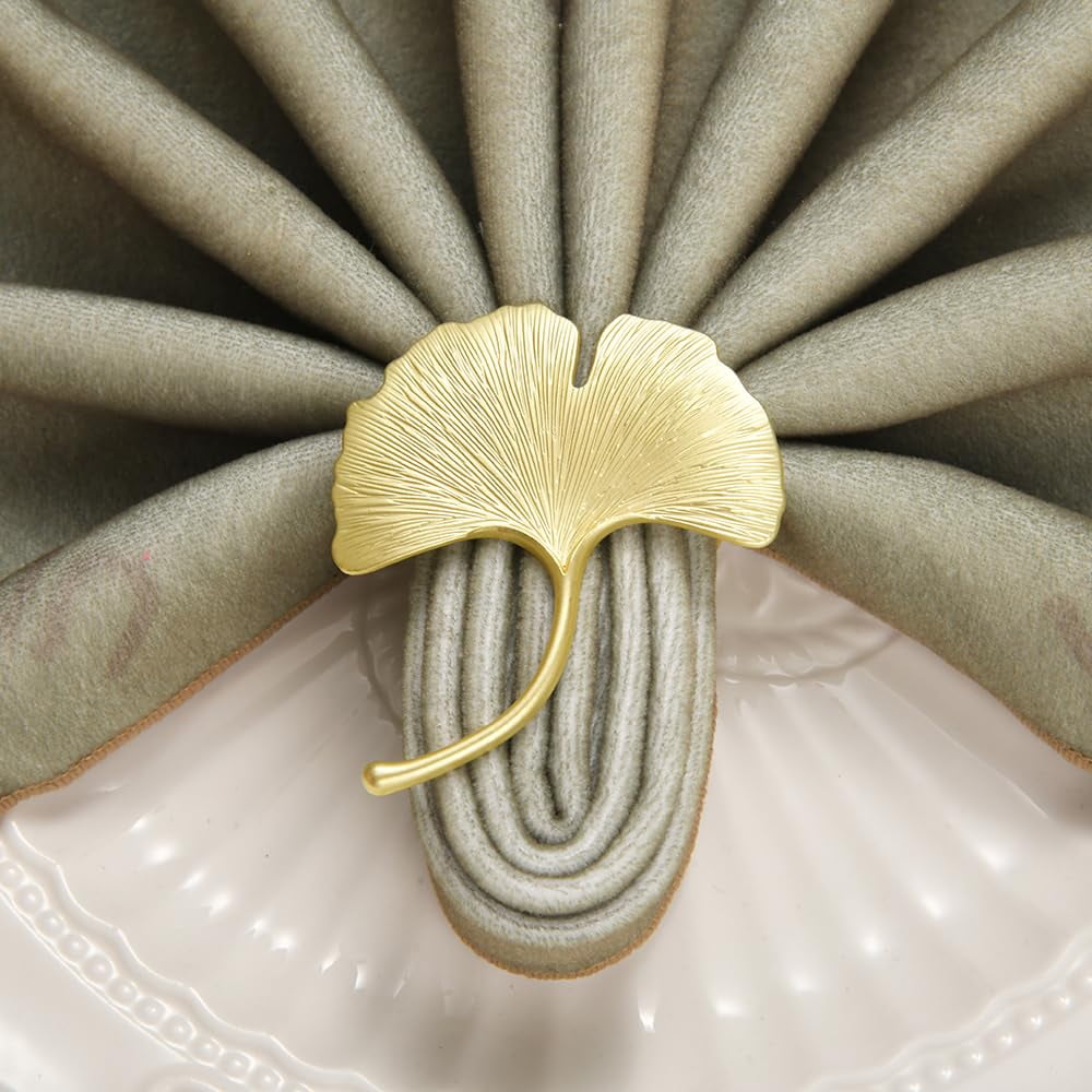 Napkin Rings in Leaf Design - Walmart.com