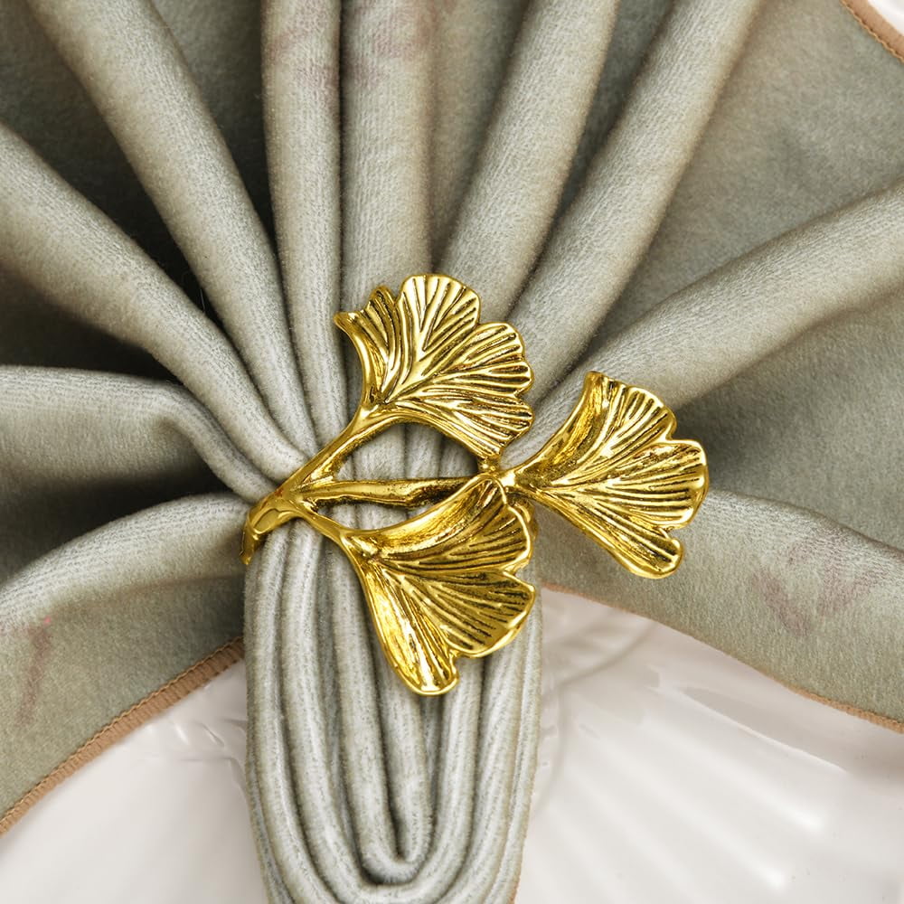 Napkin Rings in Leaf Design - Walmart.com