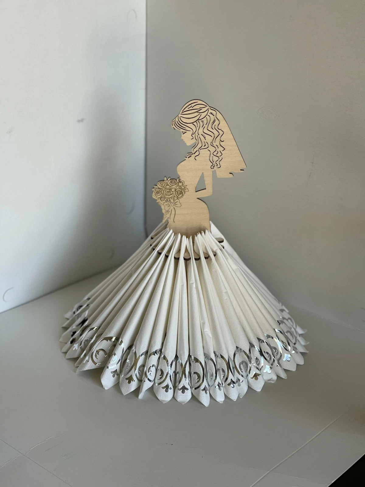 Napkins Holder “Bride” 11” Tall | Table Setting| Gift For Her| Kitchen ...