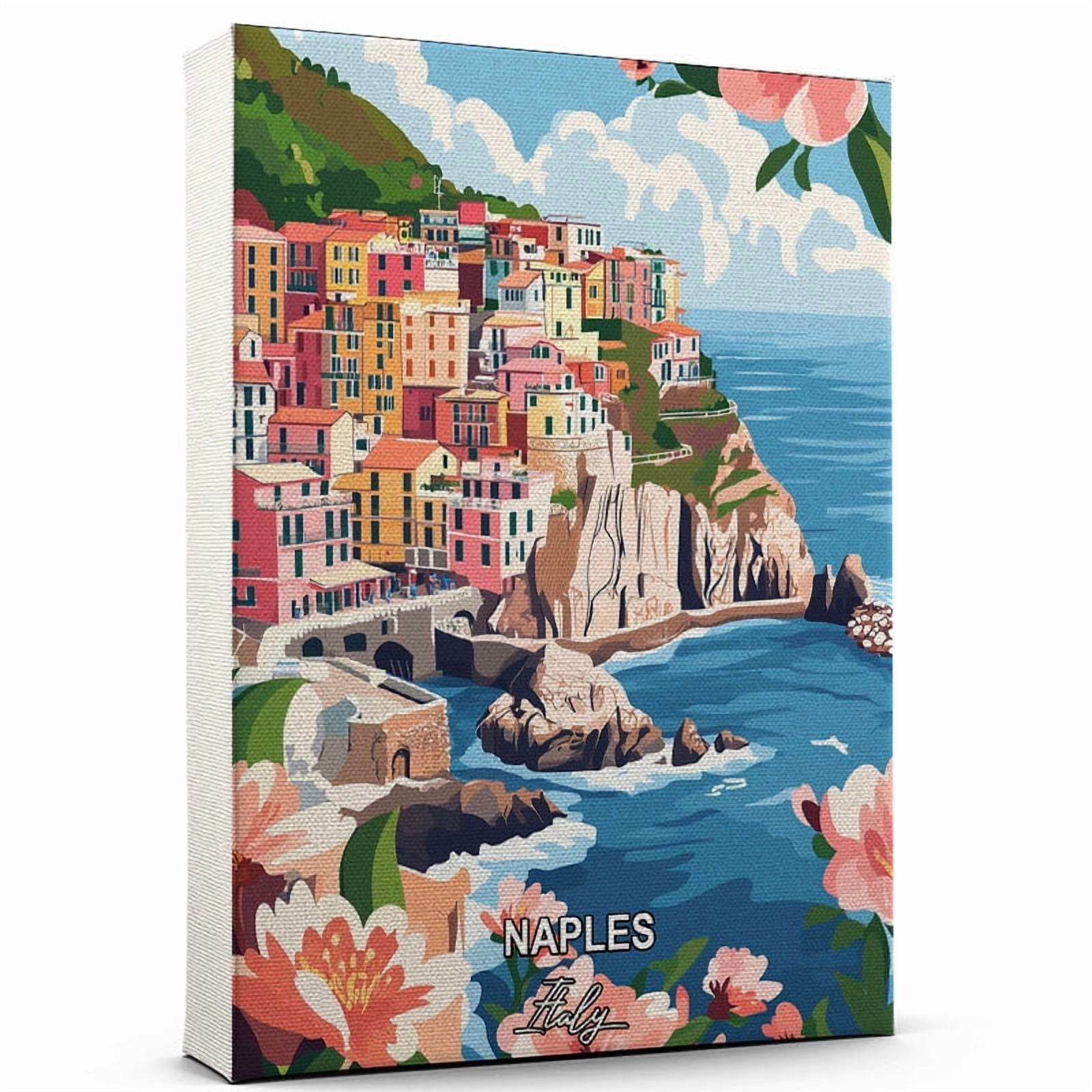 Naples Travel Canvas Wall Art – Italy Canvas – A Scenic Artwork That ...
