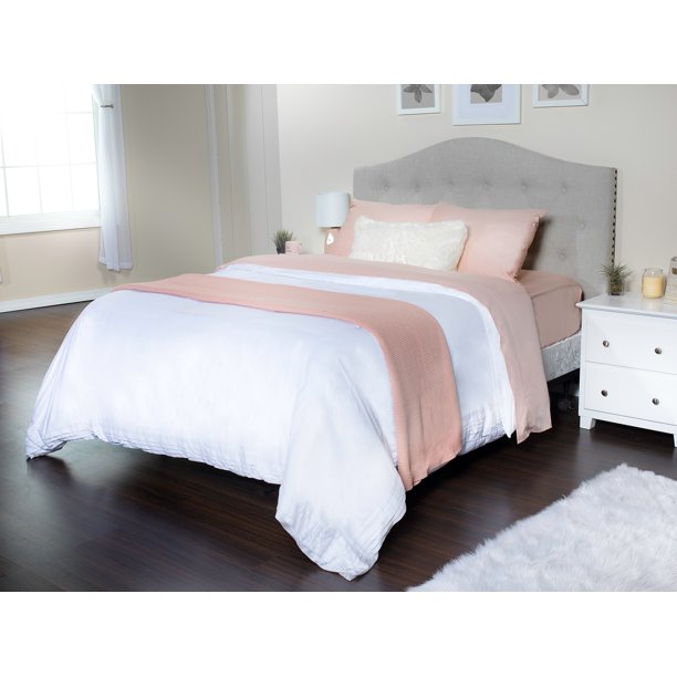 Naples Upholstered Traditional Bed in Pebble Beach, Queen or King ...