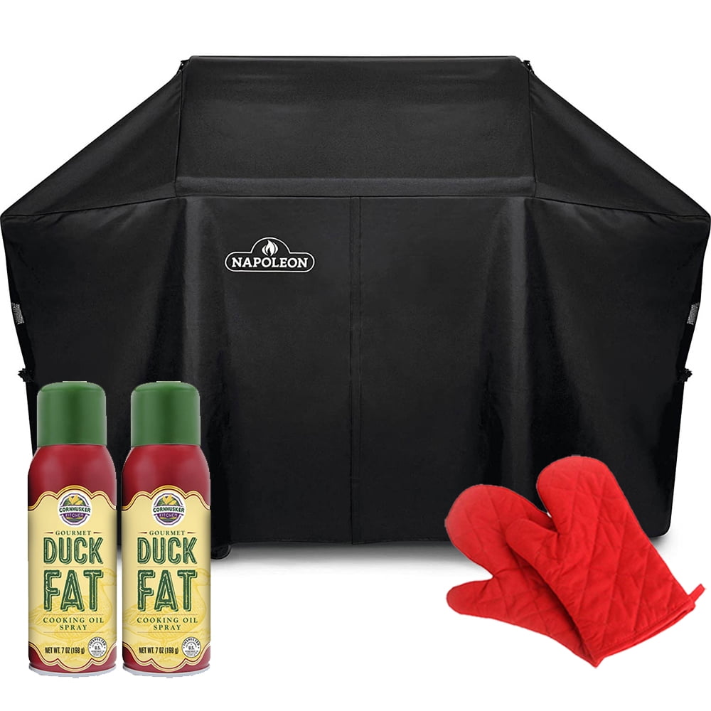 Napoleon 61665 PRO 665 Outdoor Grill Cover Black Bundle with 2x ...