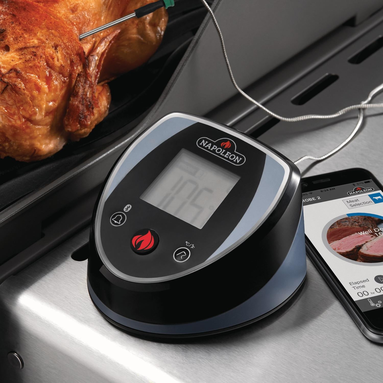 Napoleon 70077 Accu Probe Bluetooth Wireless Wifi 6 Probe Grill ...