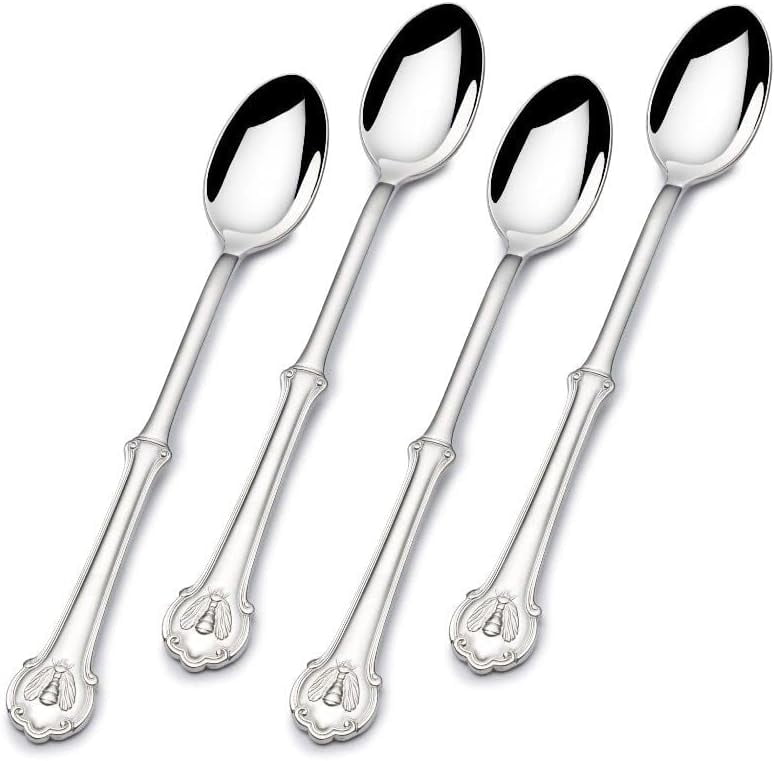 Napoleon Bee 18/10 Stainless Steel Iced Beverage Spoon (Set of Four ...