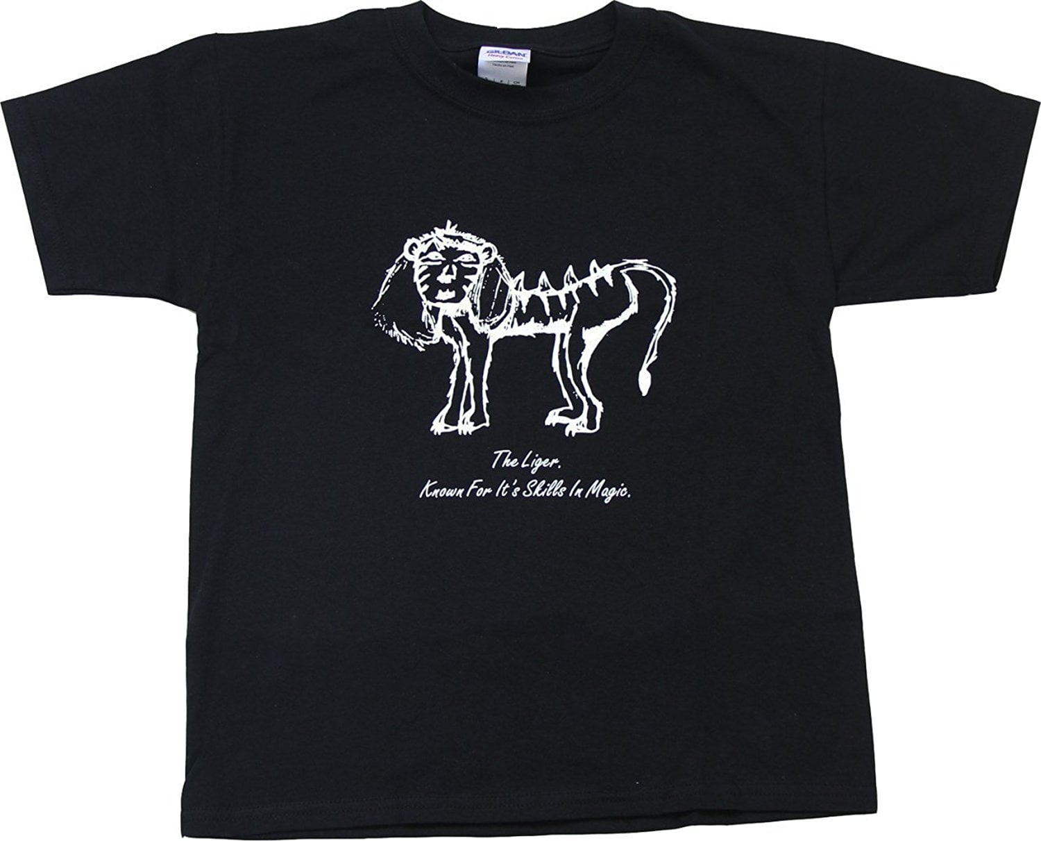 Napoleon Dynamite Adult Black Liger T-shirt - Walmart.com