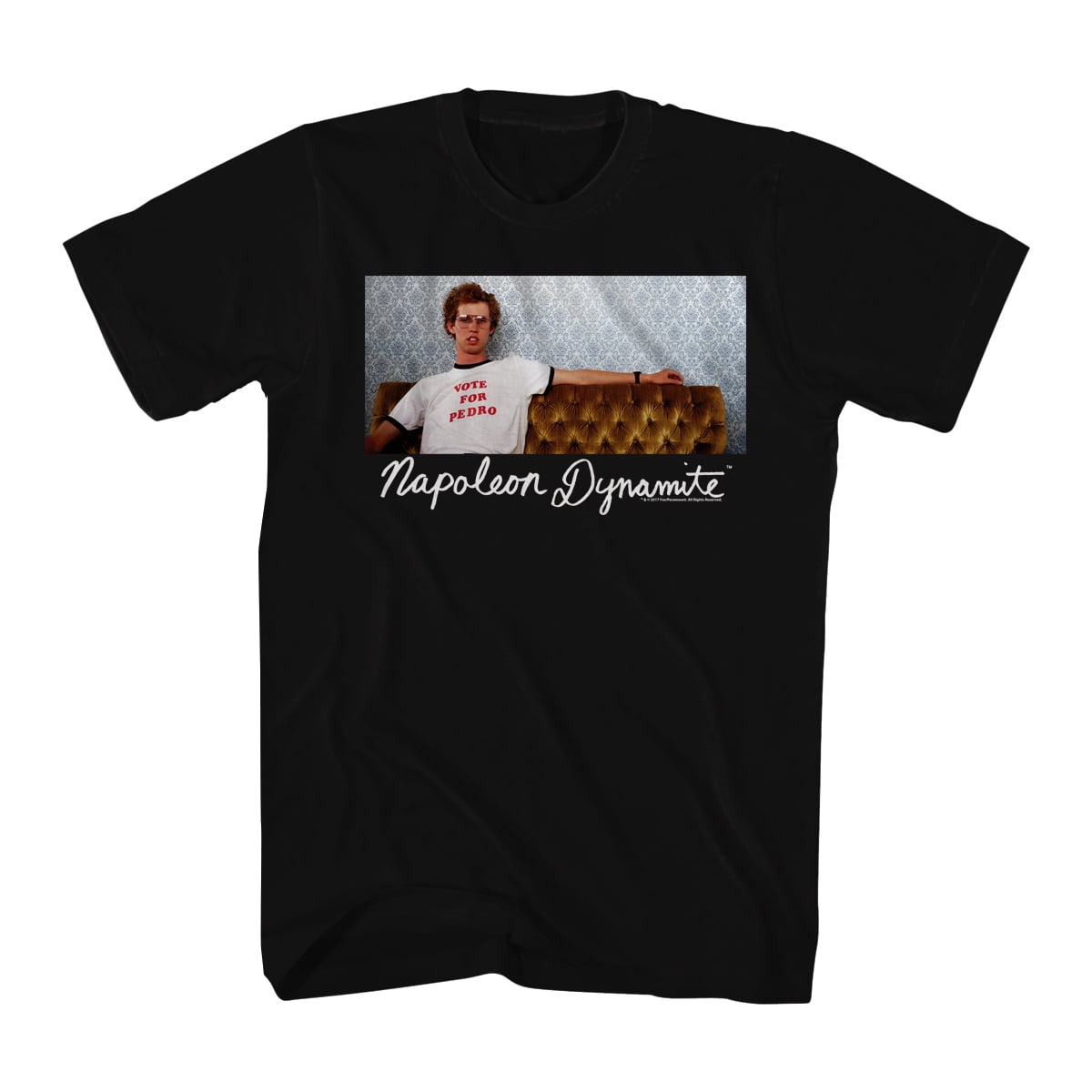 Napoleon Dynamite Comedy Movie Napoleon Couch Adult T-Shirt Tee ...