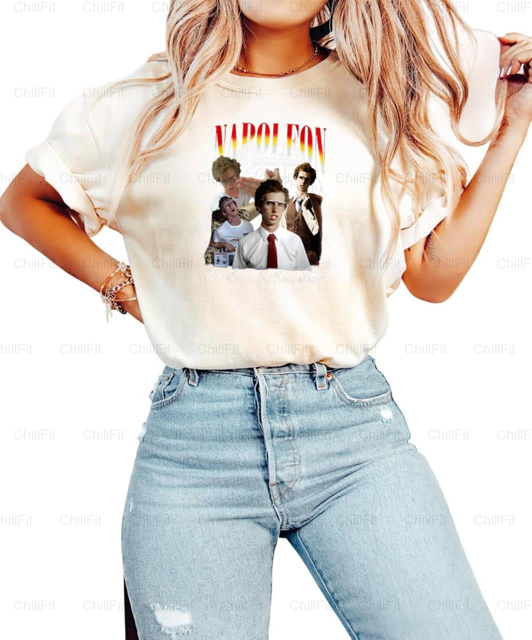 Napoleon Dynamite Funny Character Collage 2000s Movie Comfort Color T ...