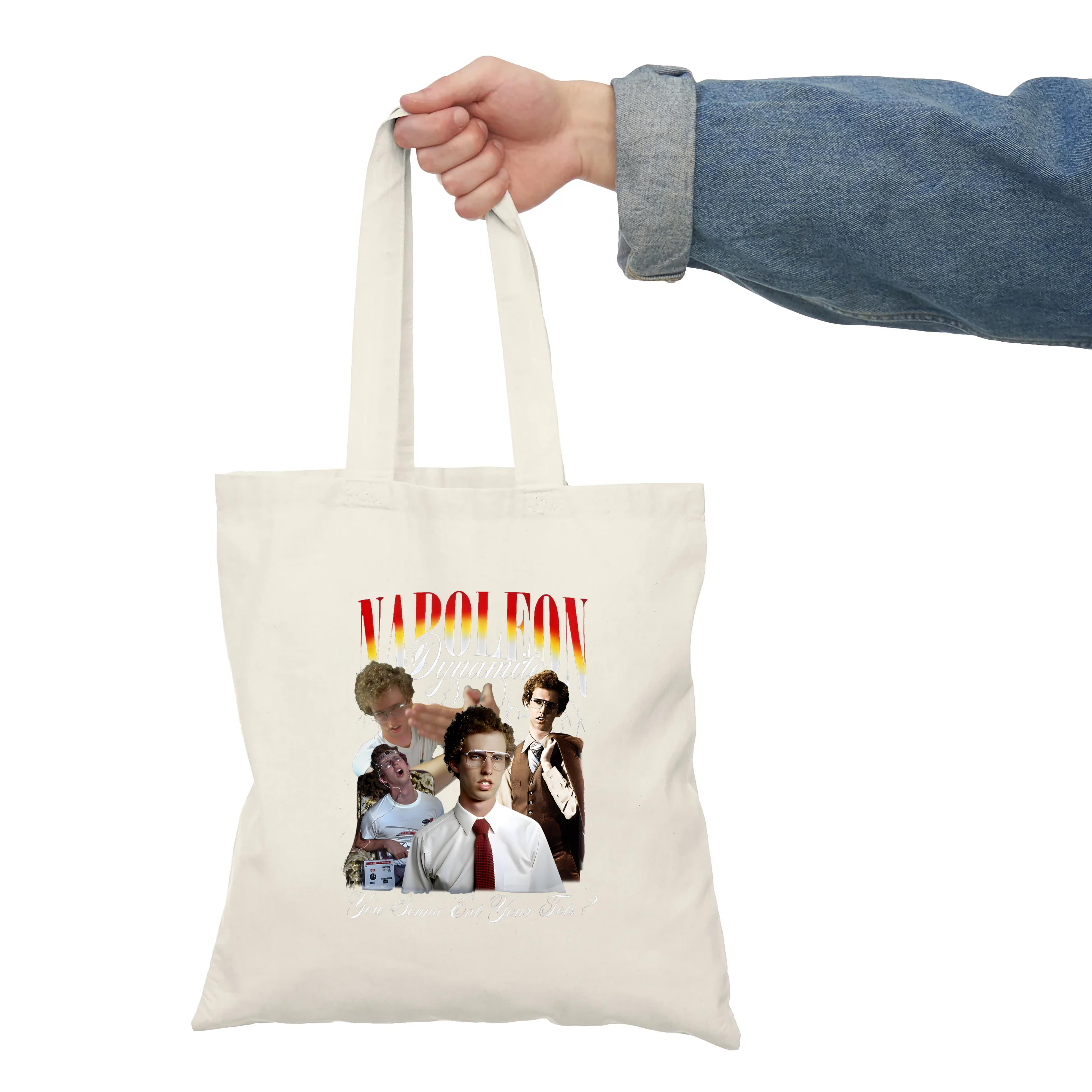 Napoleon Dynamite Funny Character Collage 2000s Movie ToTe Bag V40681 ...