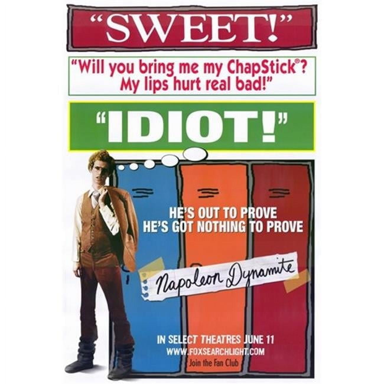 Napoleon Dynamite Movie Poster (11 x 17) - Walmart.com