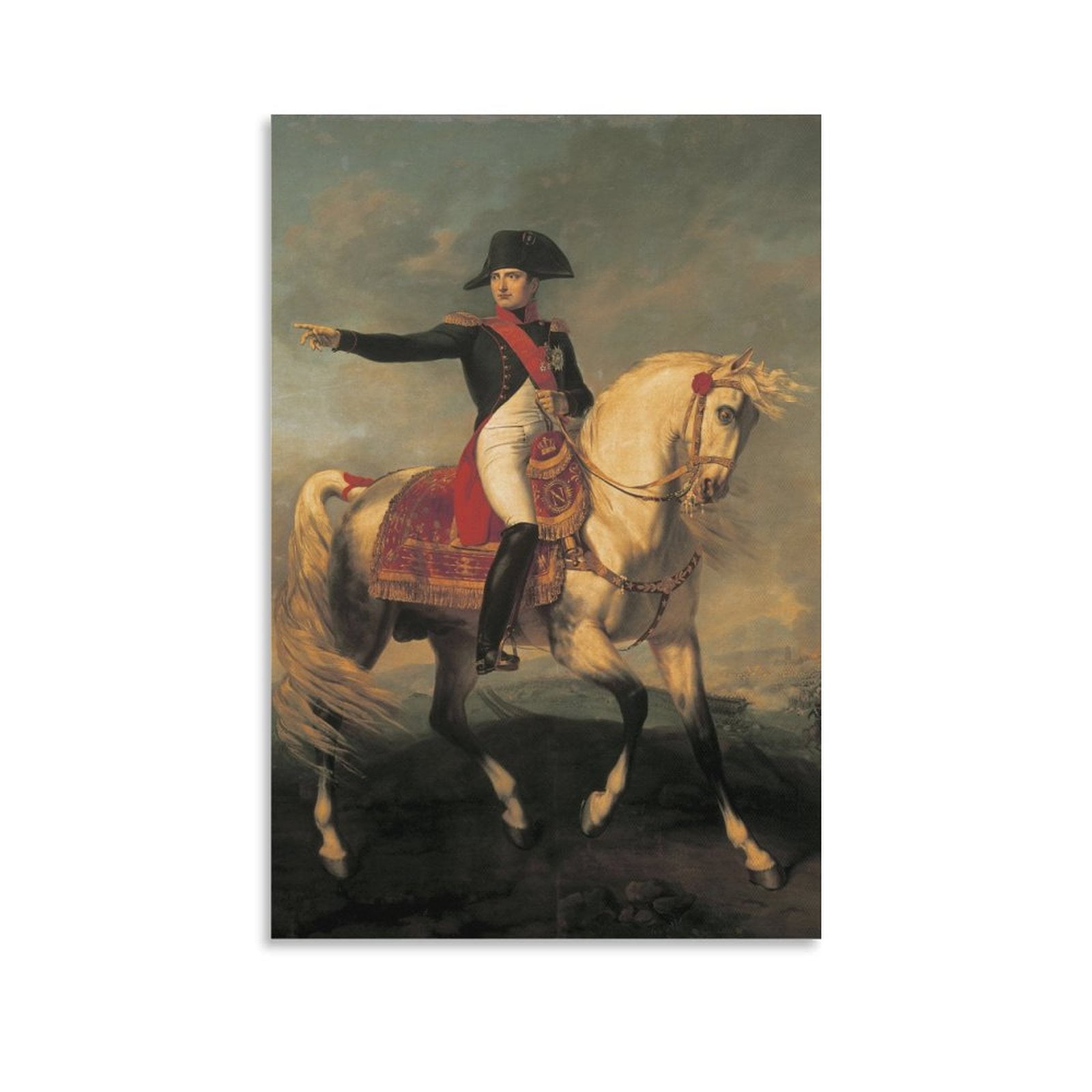 Napoleon Famous Politician Poster Posters Wall Art Painting Canvas Gift ...