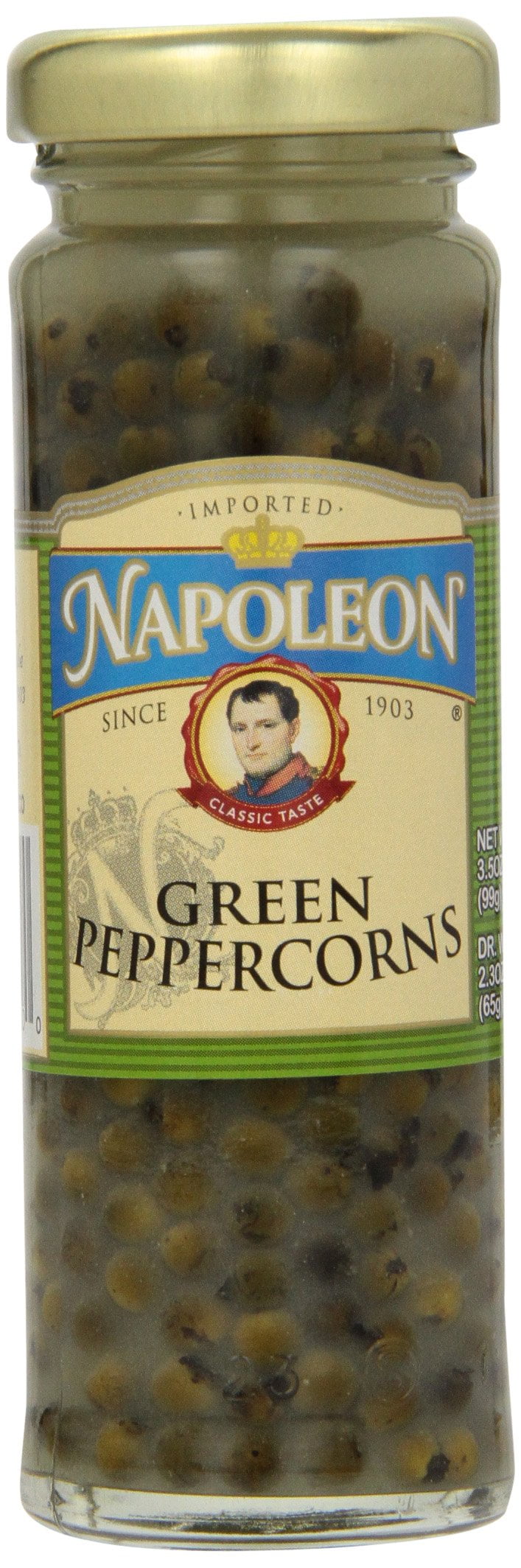Napoleon Green Peppercorns, 3.5-Ounce Jars (Pack of 12) - Walmart ...