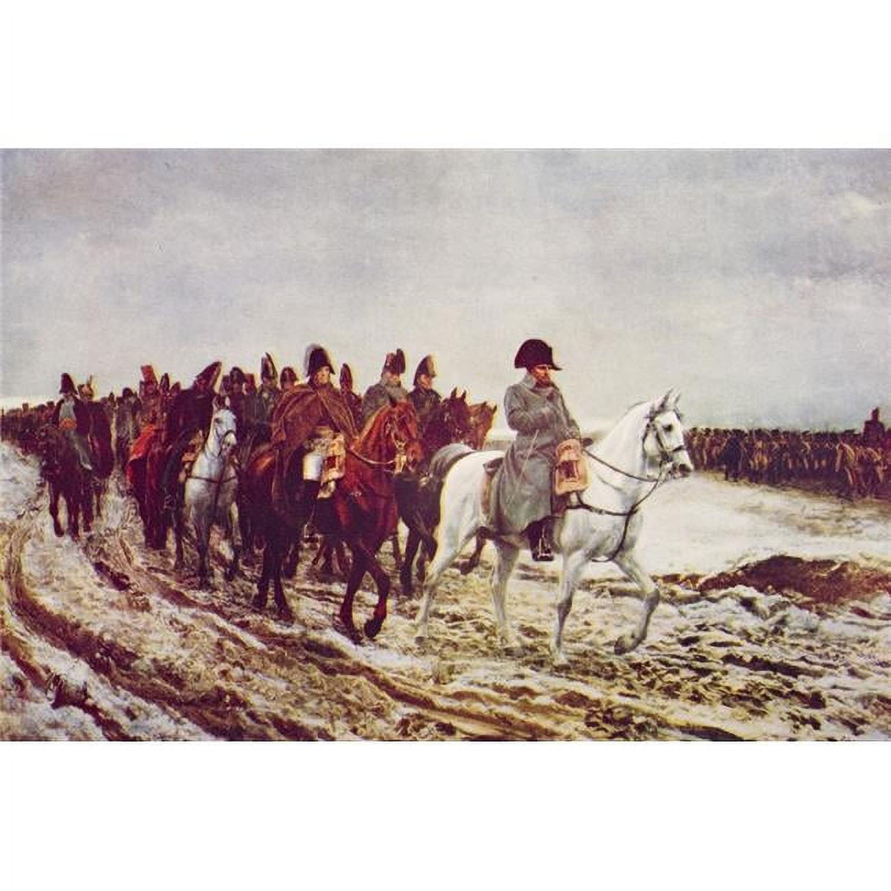 Napoleon & His Staff Returning From Soissons After The Battle of Laon ...