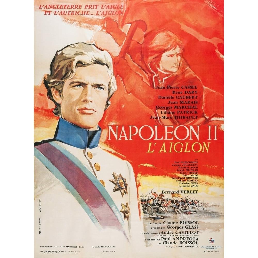 Napoleon Ii L'Aiglon French Poster Bernard Verley 1961 Movie Poster ...