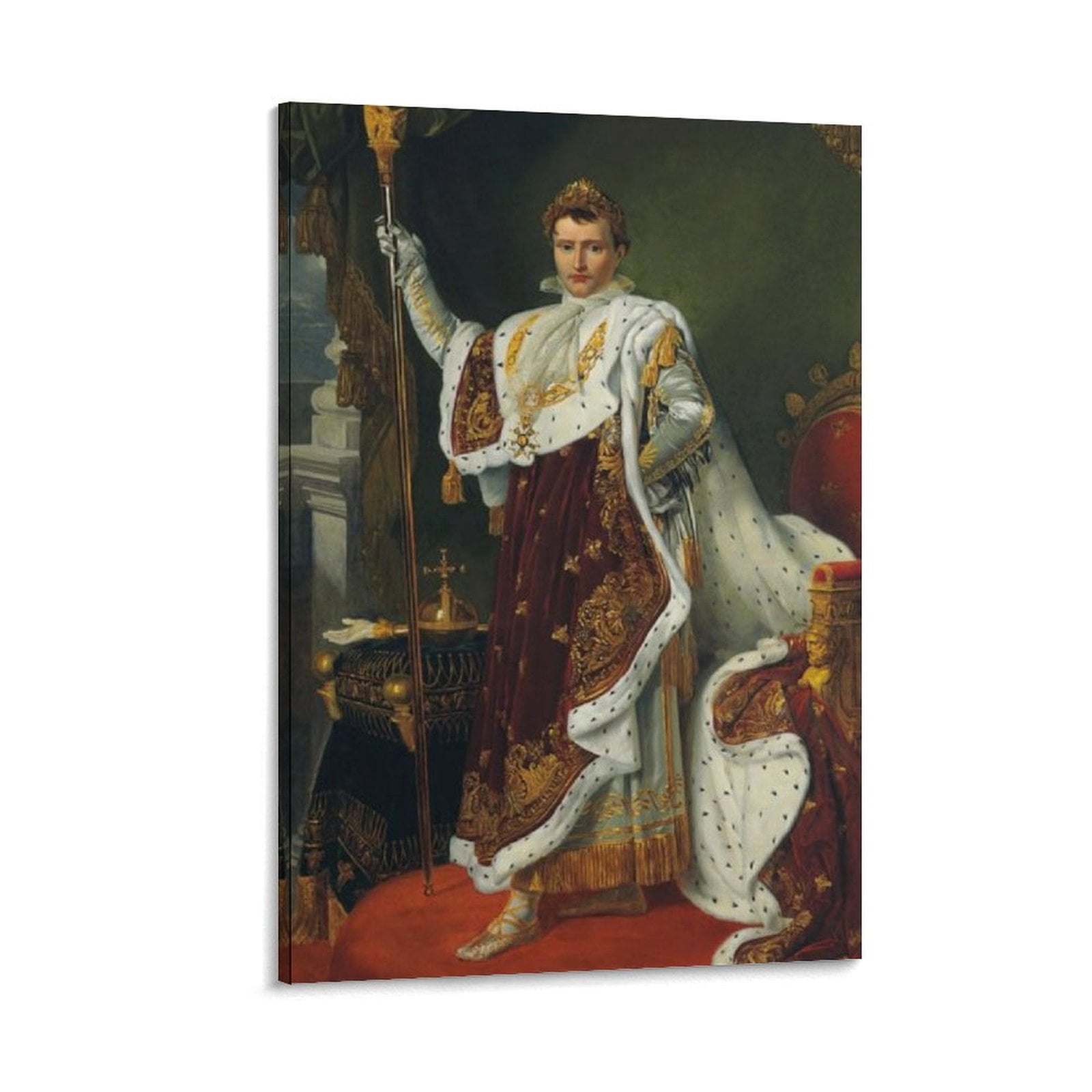 Napoleon Leader Poster France Painting On Canvas Wall Art Poster Scroll ...