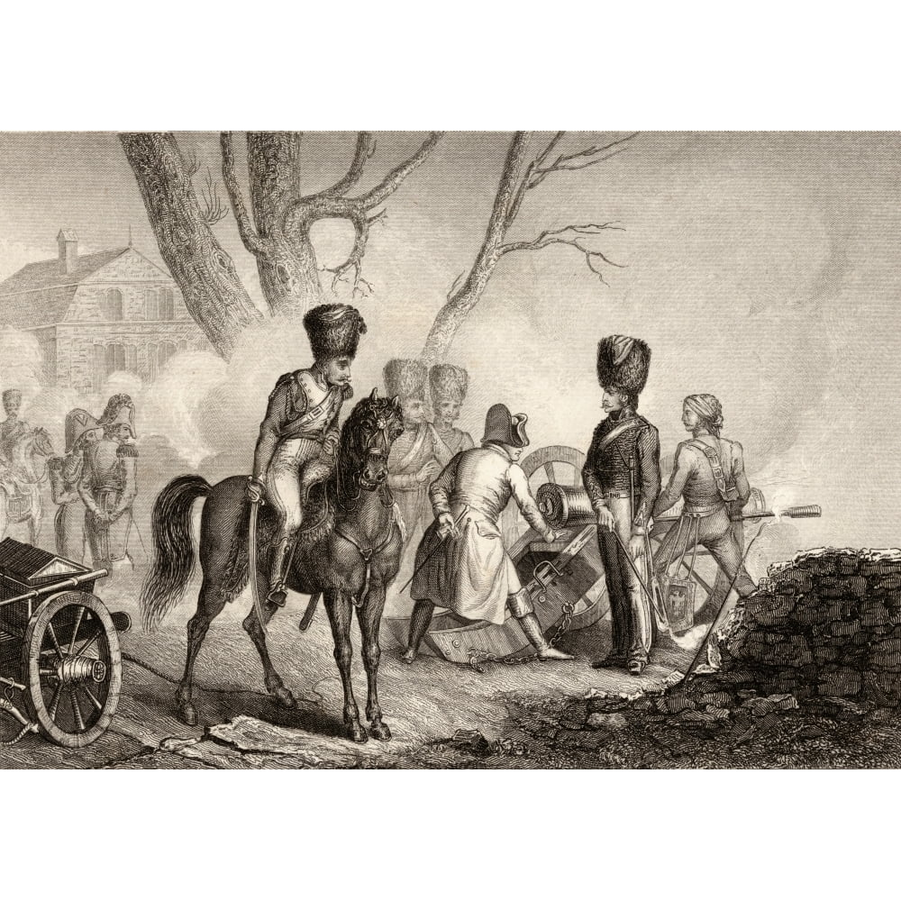 Napoleon At Montereau, 18 February 1814. Napoleon Bonaparte,1769-1821 ...