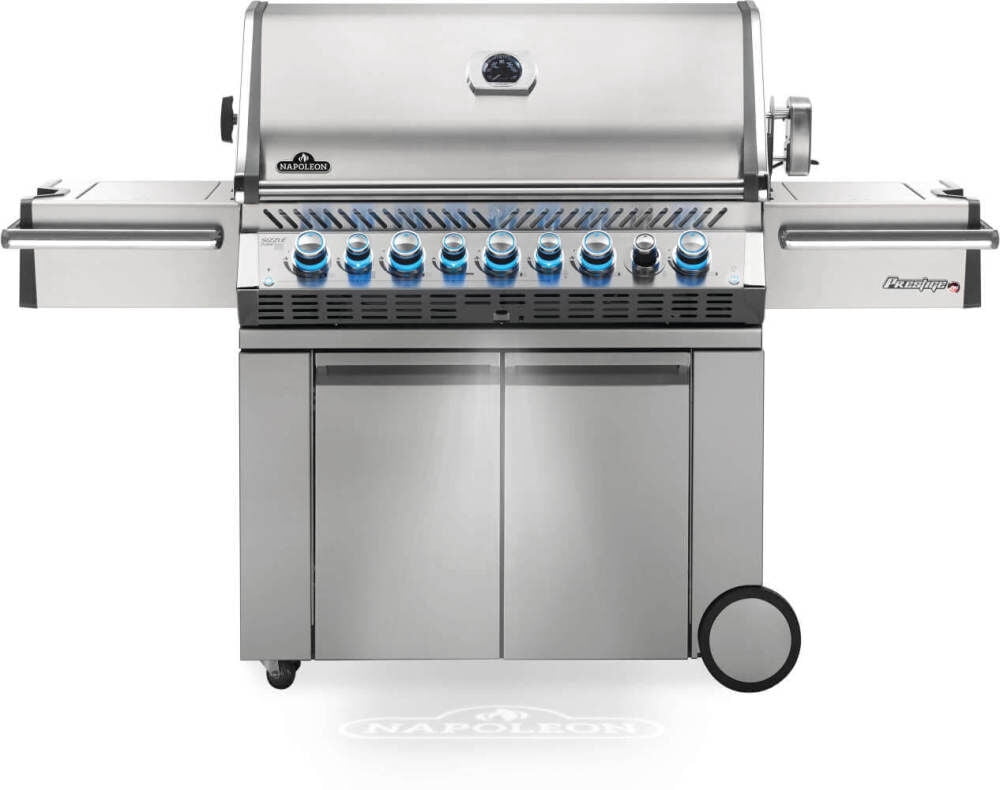 Napoleon Prestige Pro 665 Elite Propane Gas Grill With Electric Smoker ...