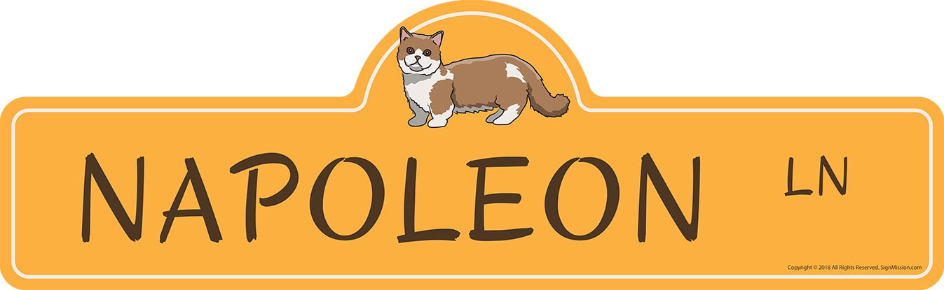 Napoleon Street Sign | Indoor/Outdoor | Dog Lover Funny Home Décor for ...