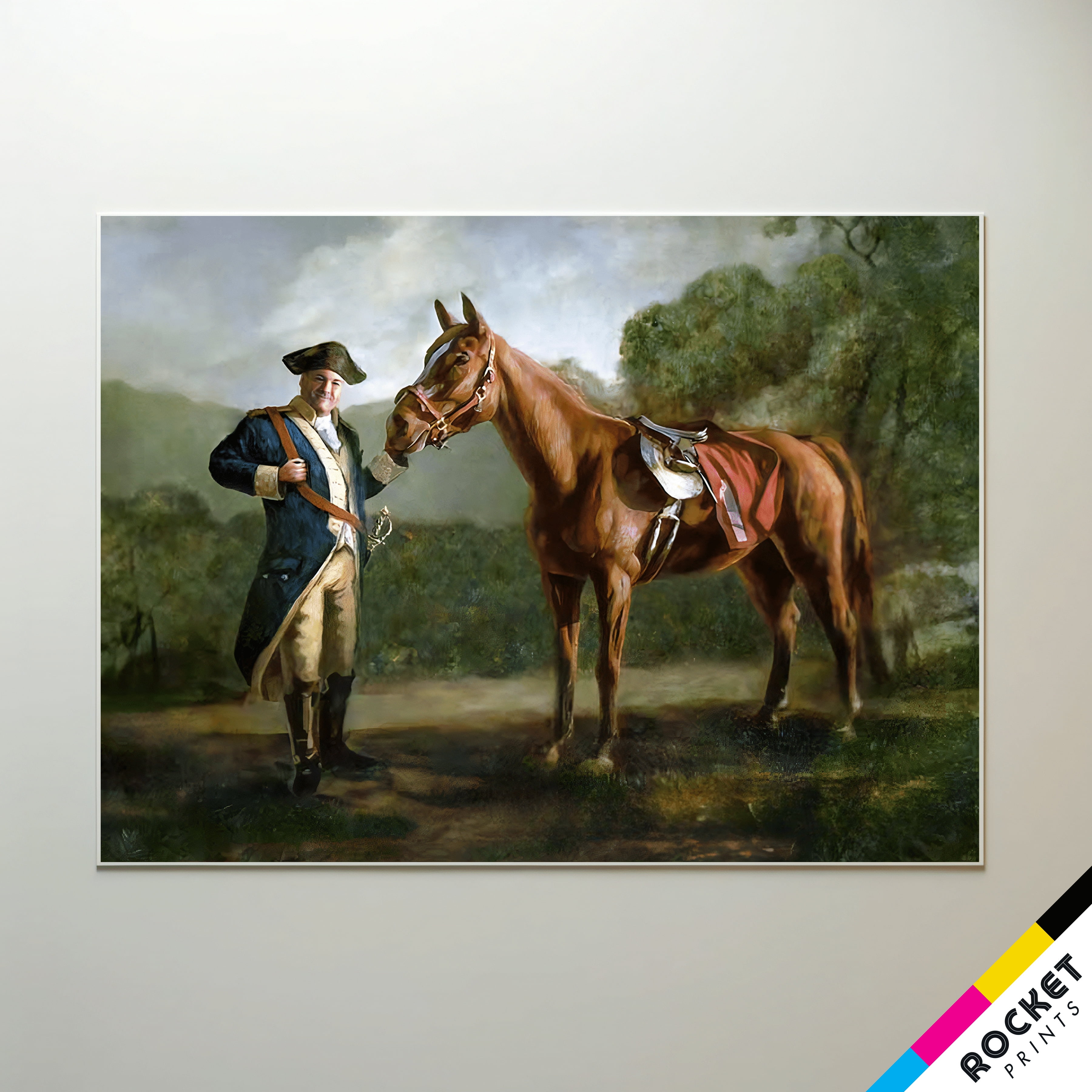 Napoleon Tony Soprano And Pie-O-My Horse Painting Poster Print ...