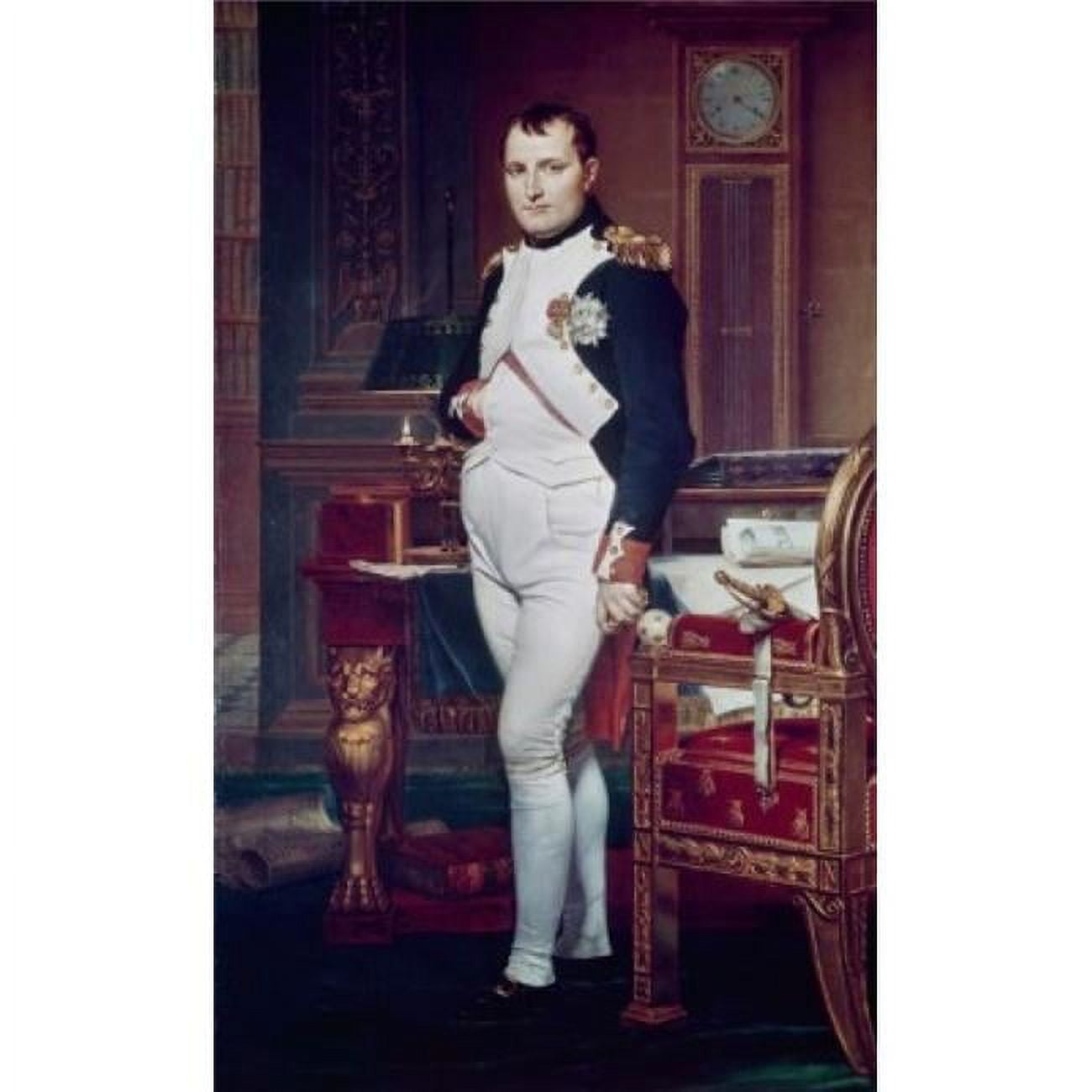 Napoleon in His Study 1810 Jacques-Louis David 1748-1825 French ...