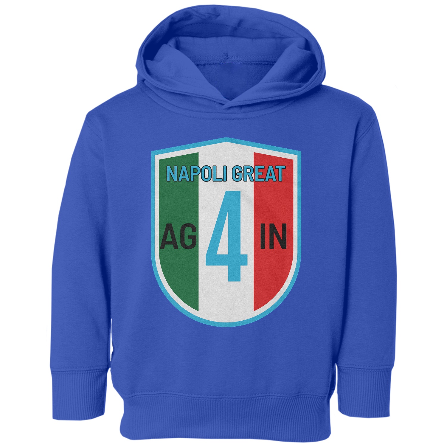 Napoli Great Again - 4th Title Soccer Champions Toddler Hooded ...