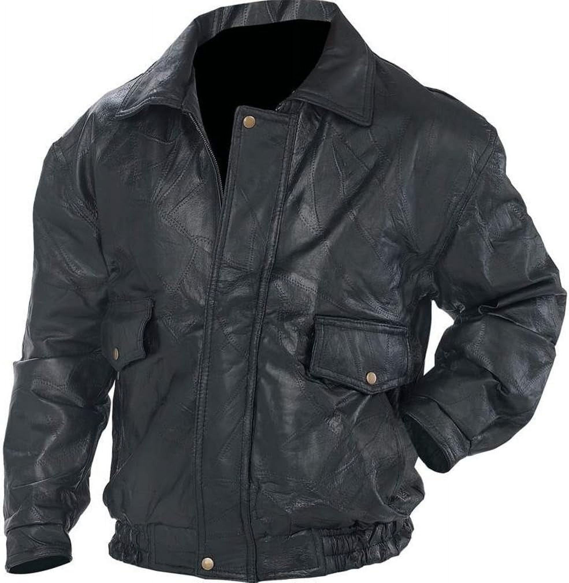 Napoline Roman Rock Design Genuine Leather Jacket GFEUCTL - Walmart.com