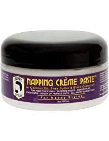 Nappy Styles Barber Grooming Coconut Shea Castor Napping Creme 8oz HP ...