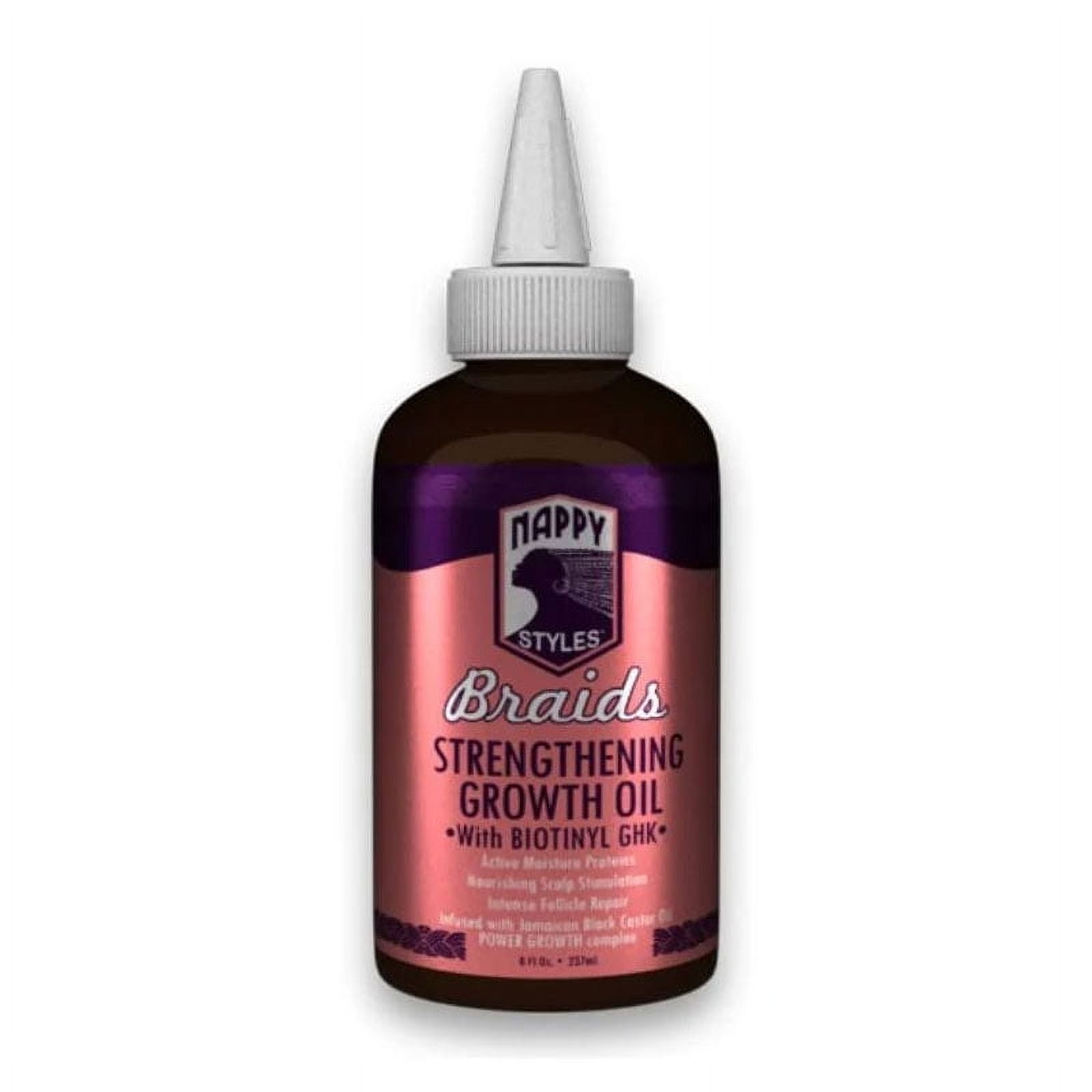Nappy Styles Braids Strengthening Growth Oil 8 Oz,Pack of 2 - Walmart.com