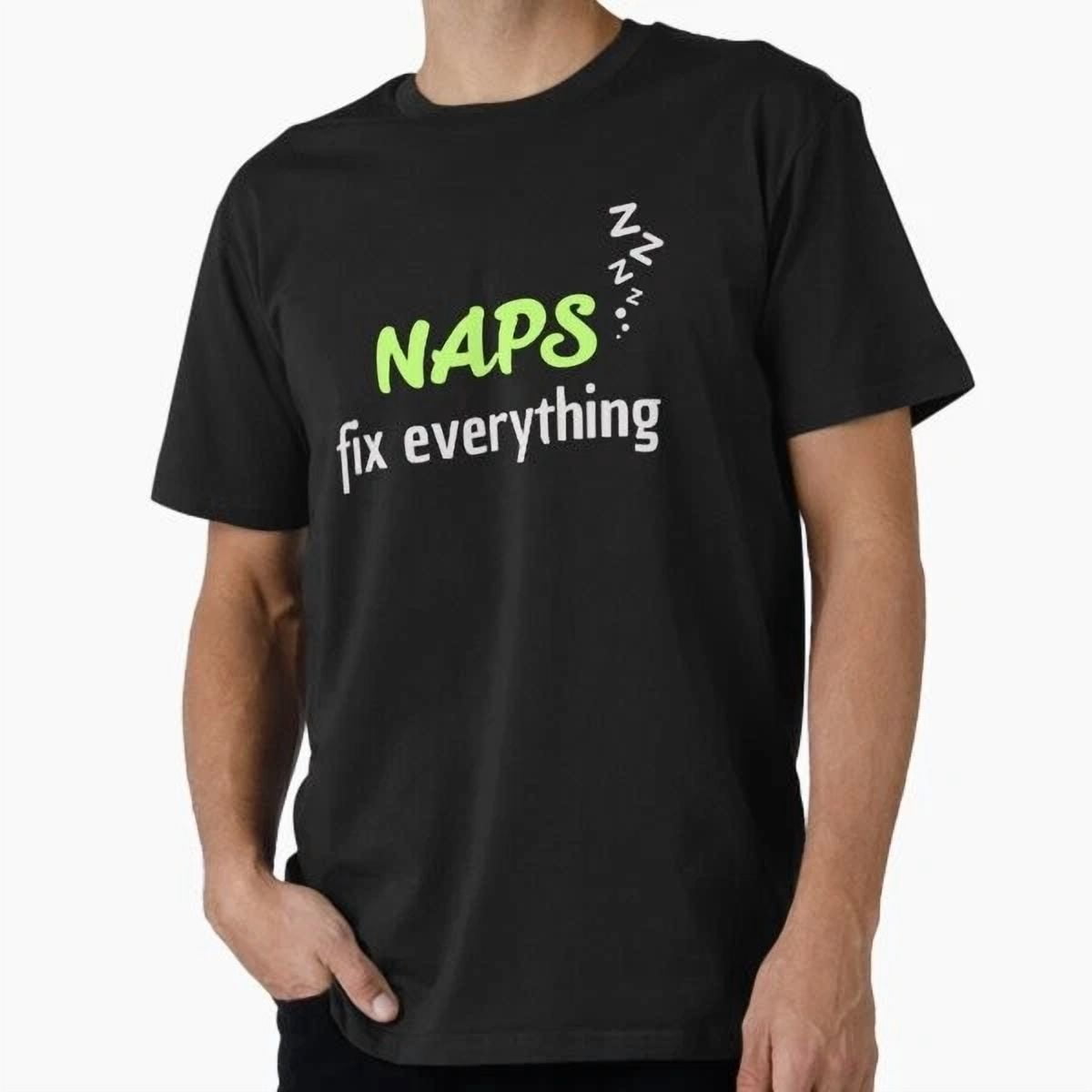 Naps Solve Everything Hobbies T-Shirt S-5Xl - Walmart.com