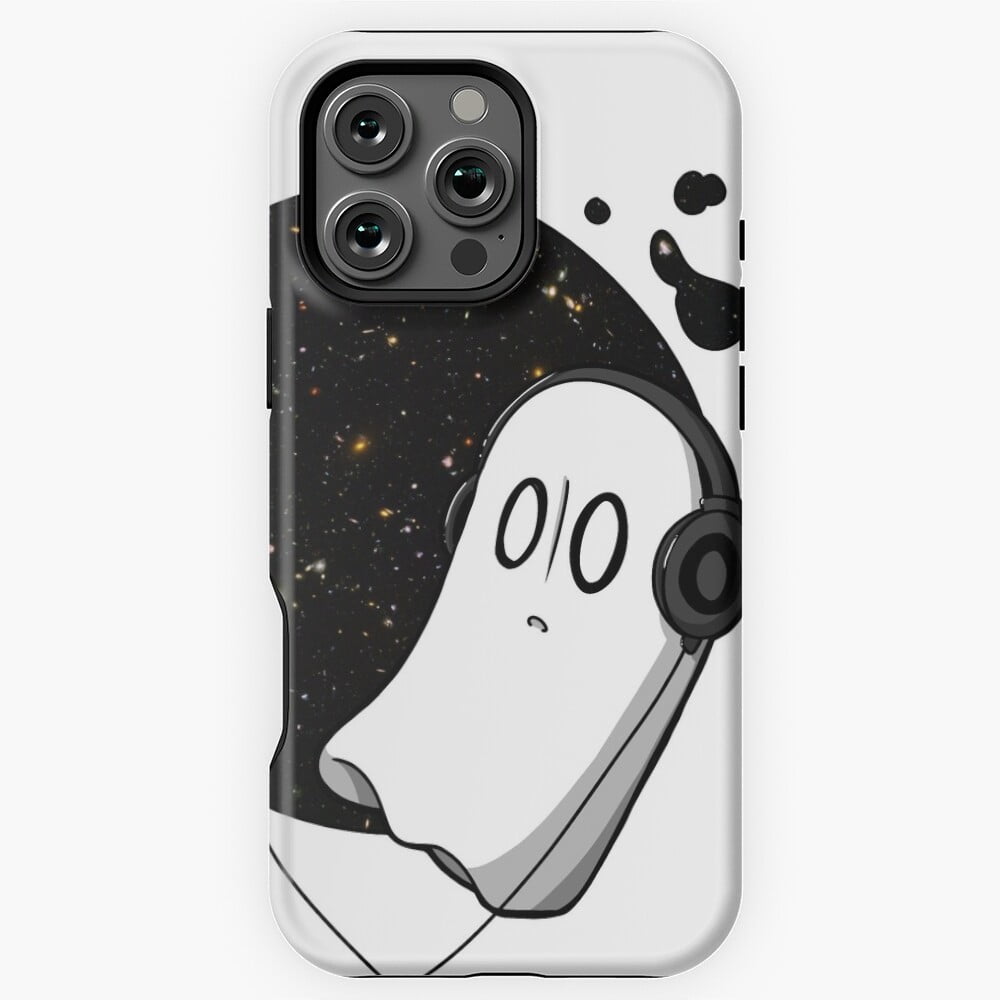 Napstablook Undertale DJ Ghost Phone Case for iPhone 16 15 14 13 12 11 ...
