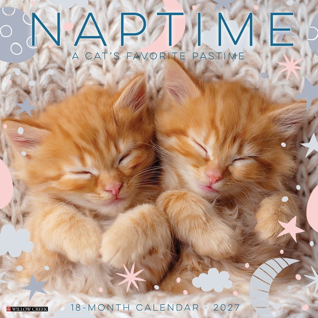 Naptime: A Cat's Favorite Pastime 2027 12 X 12 Wall Calendar ...