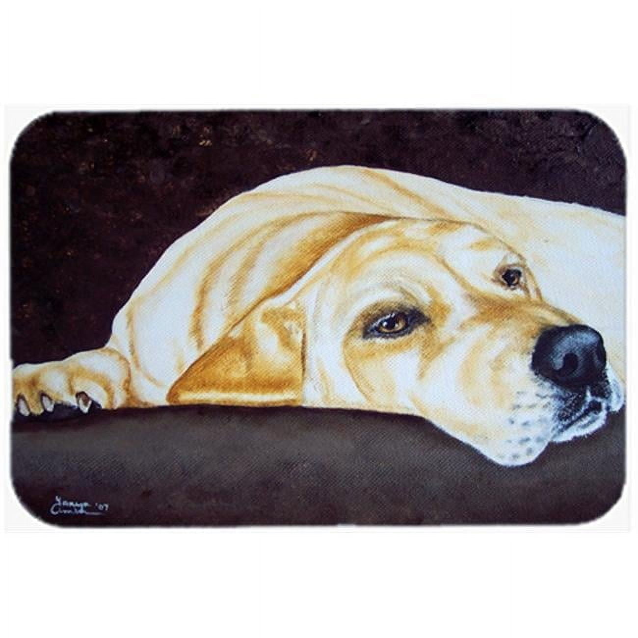 Naptime Yellow Labrador Glass Large Cutting Board - Walmart.com