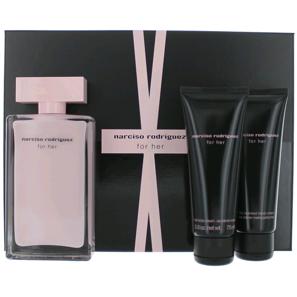 Narciso Rodriguez Eau De Parfum 3 Piece Gift Set For Women - Walmart.com