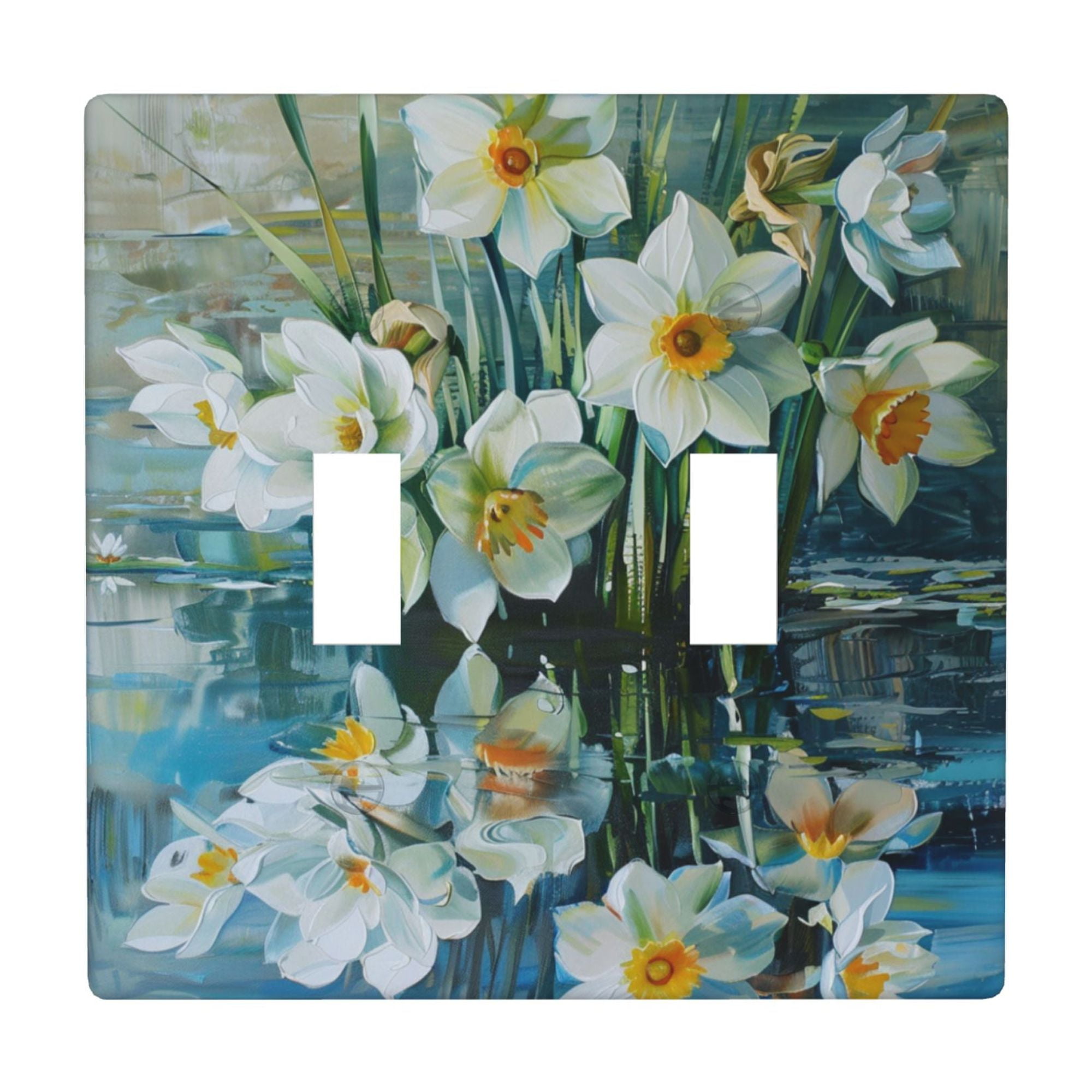 Narcissus Daffodil Water Switch Cover Decorative Wall Plate - Walmart.com