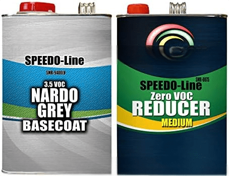 Nardo Base Coat Kit, 2 Gallon Kit, Basecoat & Medium Reducer, SMR ...