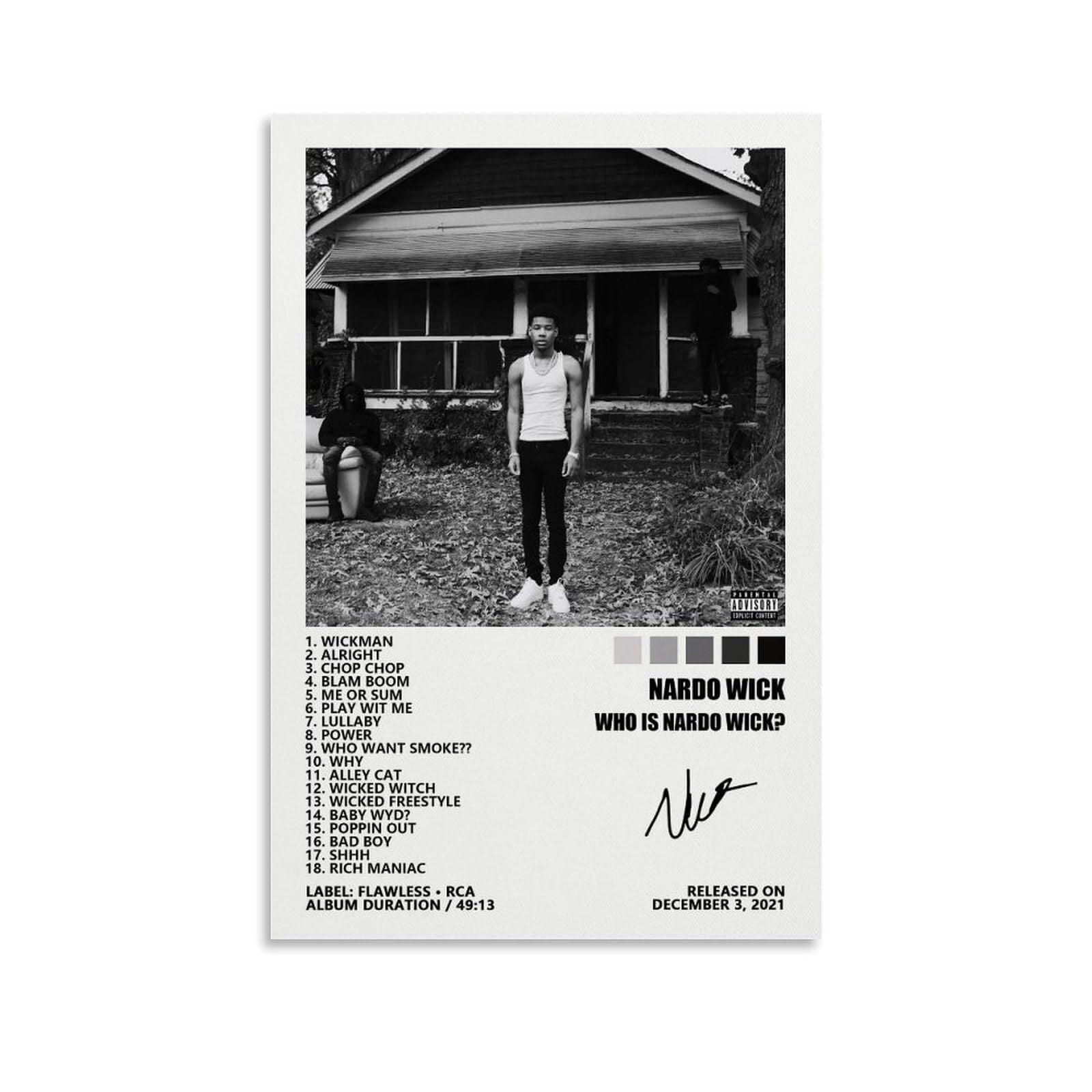 Nardo Wick Poster Who Is Nardo Wick? Music Album Cover Posters For Room ...