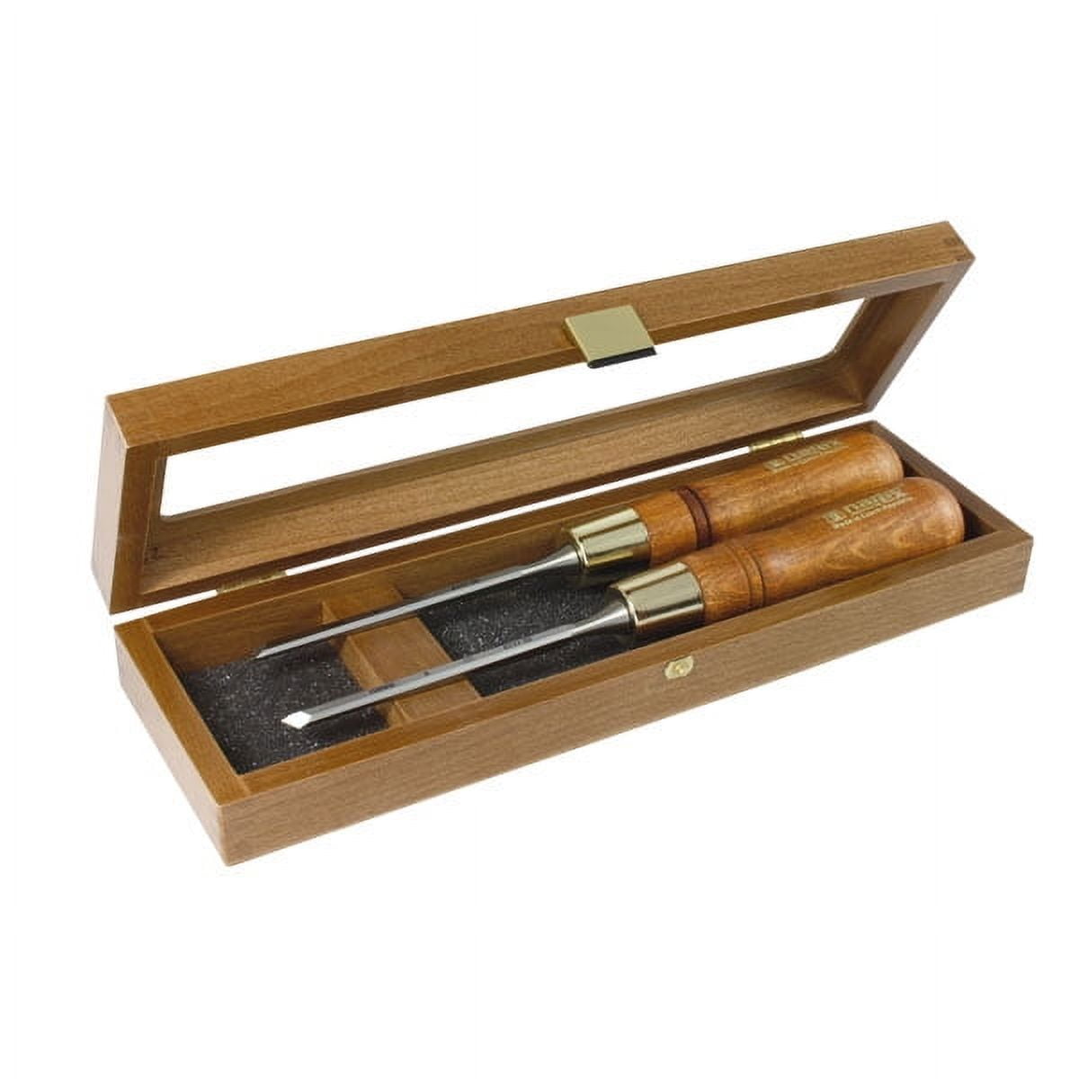 Narex Set of skew chisels in wooden box 6 mm - Walmart.com