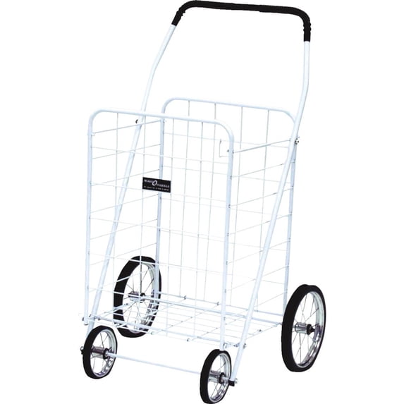 Narita Trading Jumbo White Shopping Cart NTC001-WH - Walmart.com