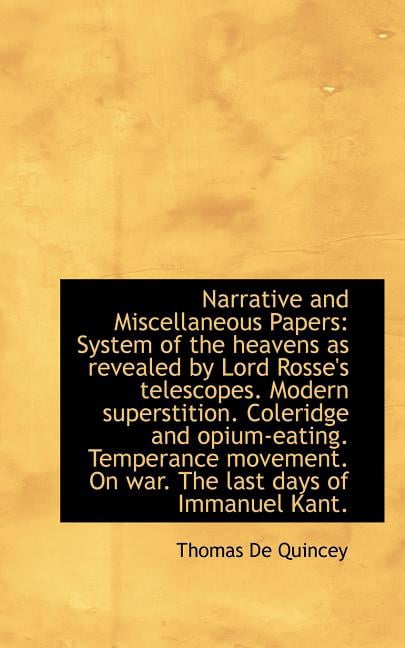 Narrative and Miscellaneous Papers: System of the Heavens as Revealed ...