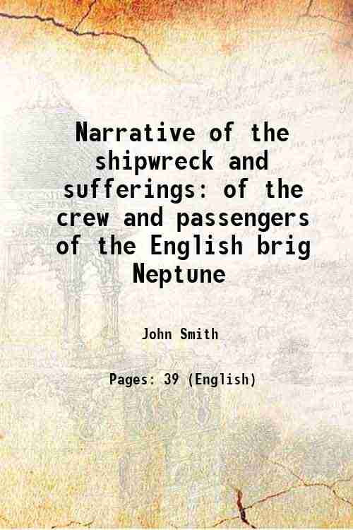 Narrative of the shipwreck and sufferings of the crew and passengers of ...
