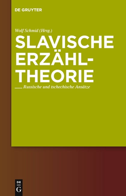Narratologia Slavische Erzähltheorie, Book 21, (Hardcover) - Walmart.com